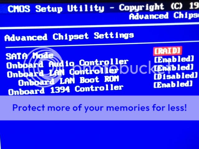 How do I set BIOS RAID options after CMOS battery change in Dell Studio ...